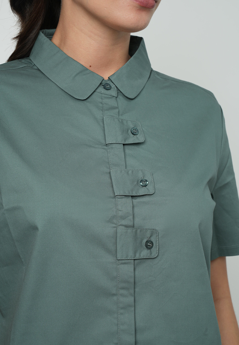 Aminah Collared Top – Apple and Eve